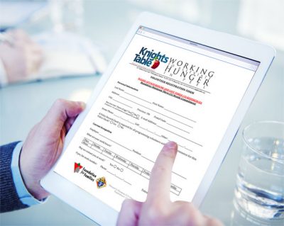 ONLINE FORMS – KNIGHTS TABLE